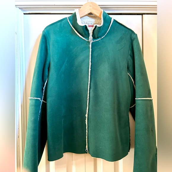 Velvet | Jackets & Coats | Jade Color Suede Zip Front Jacket By Velvet ...